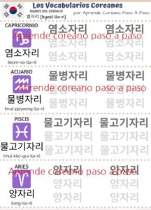Vocabulario Coreano